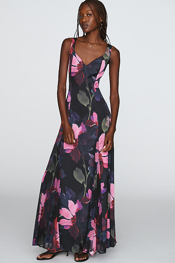 HUTCH Hutch Neamy Floral Print Maxi Dress